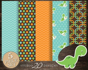 Dinosaur Napkin Rings Instant Download Dinosaur Baby Shower