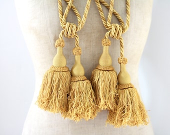 Tassel tiebacks | Etsy