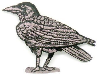 Raven patch | Etsy
