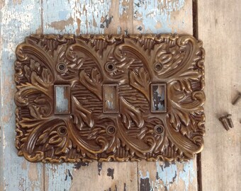 Vintage switch plate | Etsy