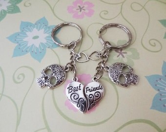 Unique friendship keychain related items | Etsy