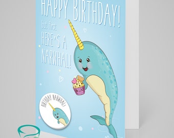 Narwhal birthday | Etsy