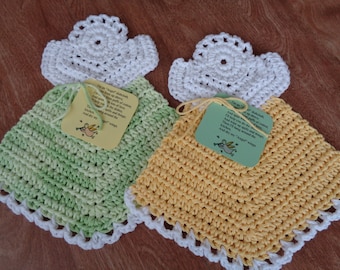 Unique angel dishcloth related items | Etsy