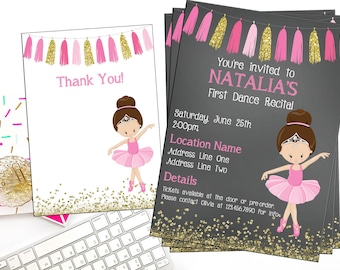 Recital invitation | Etsy