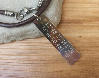 Custom mens necklace | Etsy