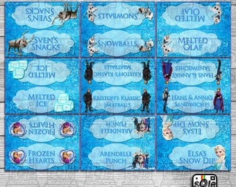 Frozen place cards | Etsy
