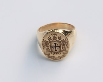 Jerusalem cross ring | Etsy