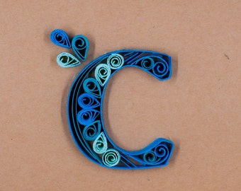 Quilled letters | Etsy