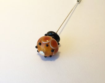 Lampwork brooch | Etsy