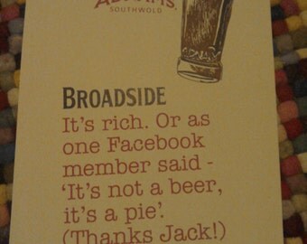 Broadside poster | Etsy