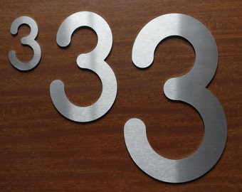 House number decal | Etsy