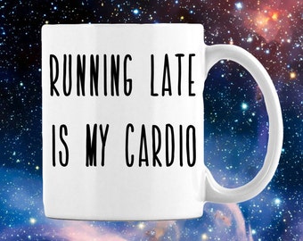 Funny running mug | Etsy