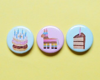 Birthday pin | Etsy