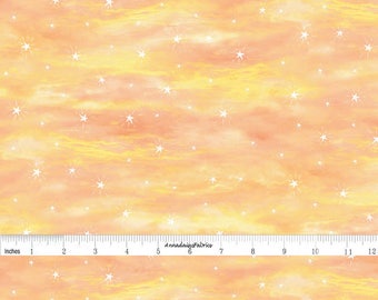 Night sky fabric | Etsy