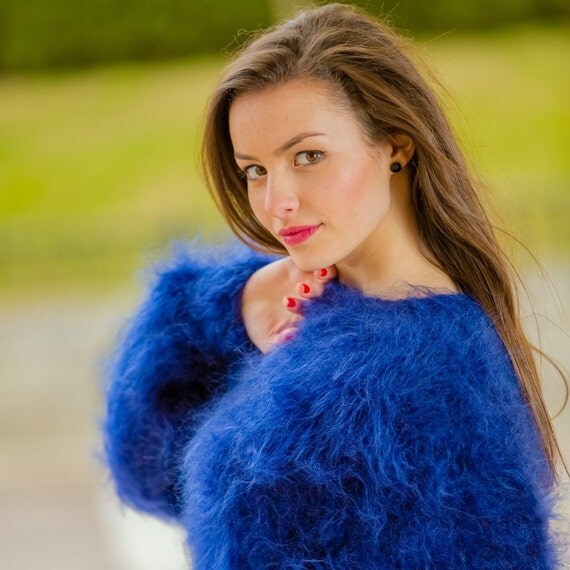 Items Similar To Free Shipping Tiffy Mohair T Neck Sweater Dress Hand