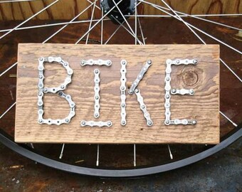 Bike chain art | Etsy