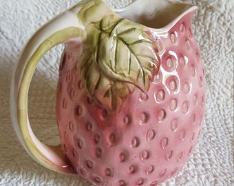 Strawberry pitcher | Etsy