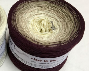 Flower Pink Gradient Yarn Pink Cotton Yarn Pink Acrylic