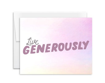 Love generously | Etsy
