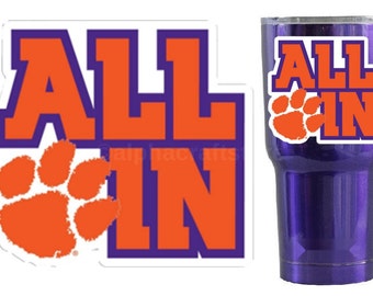All in clemson | Etsy