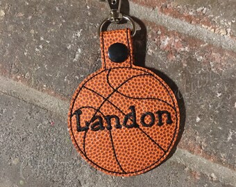 Basketball keychain | Etsy
