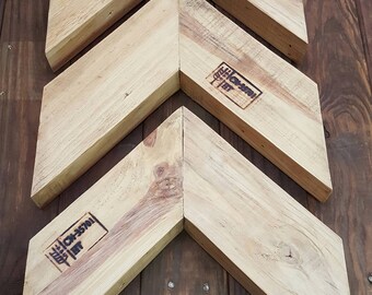 Chevron wall decor | Etsy