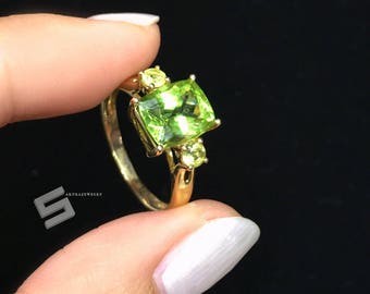 Burmese peridot | Etsy