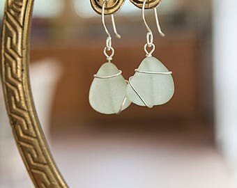 Wire wrap sea glass | Etsy