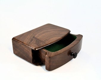 Custom Walnut Wood Box Storage box Jewelry Box Necklace box