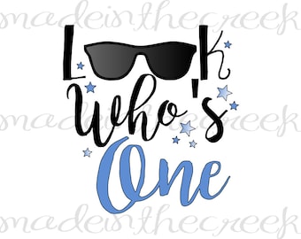 Look whos one | Etsy