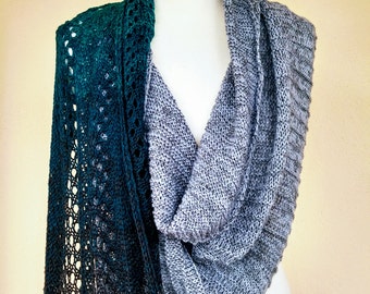 Knit stole pattern | Etsy