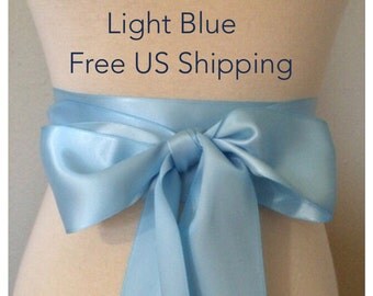 Light blue sash | Etsy