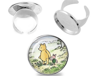 Winnie the pooh ring | Etsy