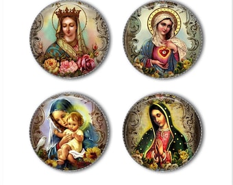 Virgin mary pin | Etsy