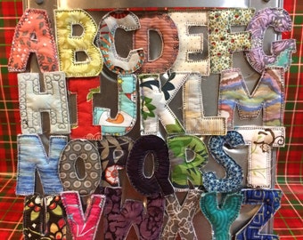 Tissu alphabet | Etsy