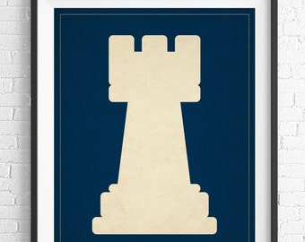 Rook chess piece | Etsy