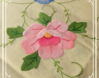 Applique tablecloth | Etsy