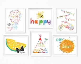 Playroom wall art | Etsy