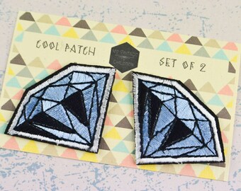 Patch denim jacket | Etsy