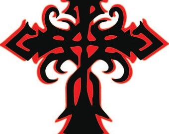 Red cross stickers | Etsy