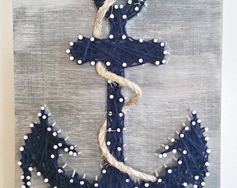 Anchor string art | Etsy