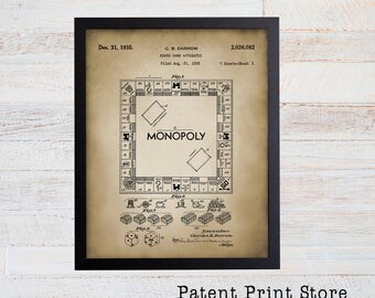 Monopoly art | Etsy