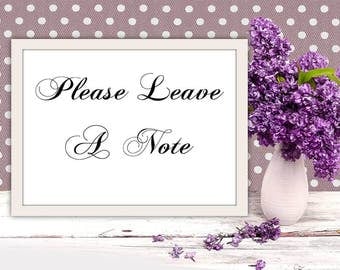 Leave a note | Etsy