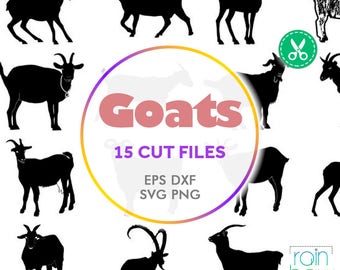 Goat silhouette | Etsy