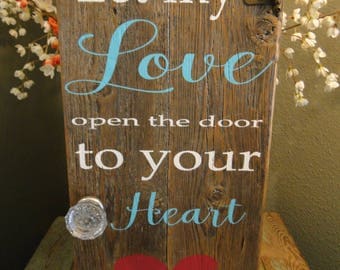 Love is an open door | Etsy