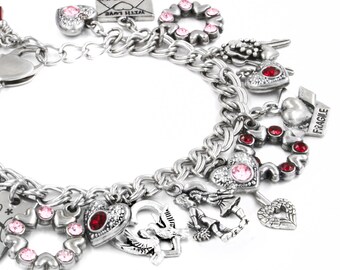 Charm Bracelets Charm Necklace Personalized by BlackberryDesigns