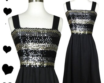 Sequin disco dress | Etsy