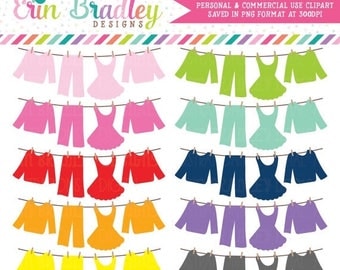 Clothes line clipart | Etsy