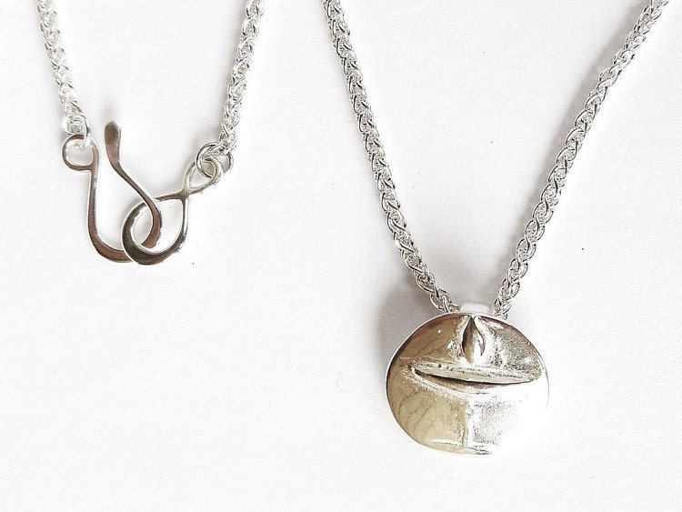 Sterling UU necklace flaming chalice Unitarian jewelry