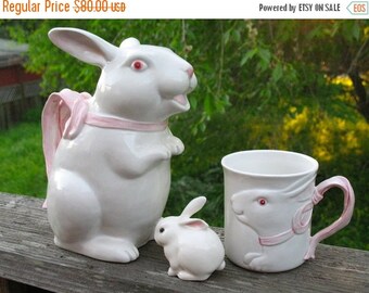 Rabbit pitcher | Etsy